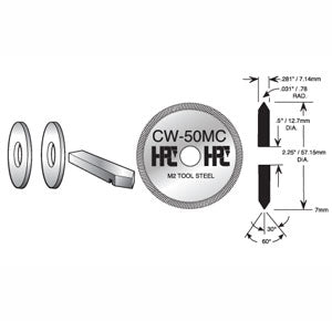 Speedex Double Angle Cutter CW-50MC for using with depth keys – Foley ...