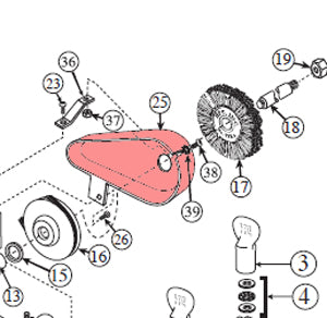 9120-14 Belt Guard Assembly Pulley Cover fits the 9120RM Mini Speedex ...