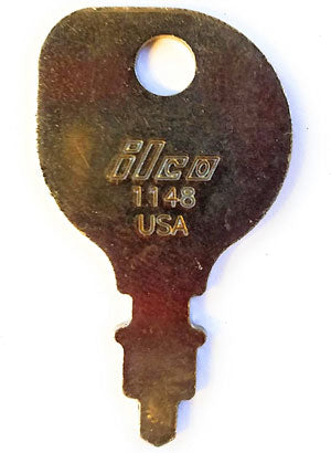 1148 INDAK Pre-cut Key Bag of 10 Nickel Plated Steel Keys – Foley ...