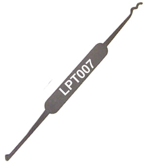 LAB Pick Small Rake and Half-Diamond LPT007 – Foley-Belsaw Locksmithing
