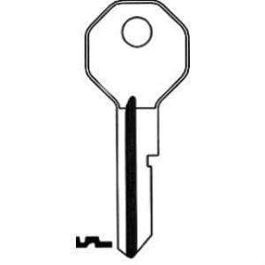 H1098LA B10 Bag of 10 Nickel Plated Brass Key Blanks for Vintage GM ...