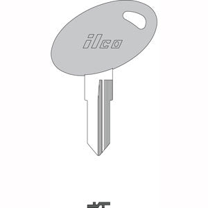 BAU4-P Nickel Plated Brass Key Blanks Plastic Head Bag of 5 – Foley ...